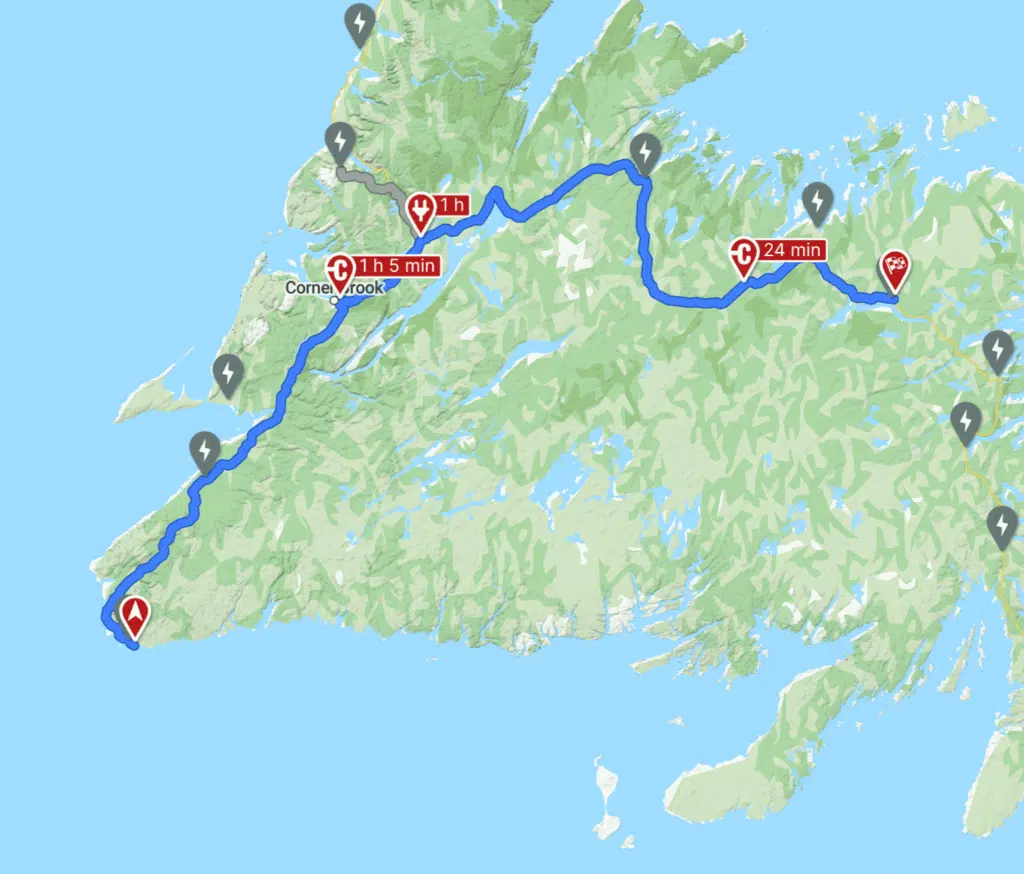 Halifax to Newfoundland Road Trip Itinerary and EV Plan
