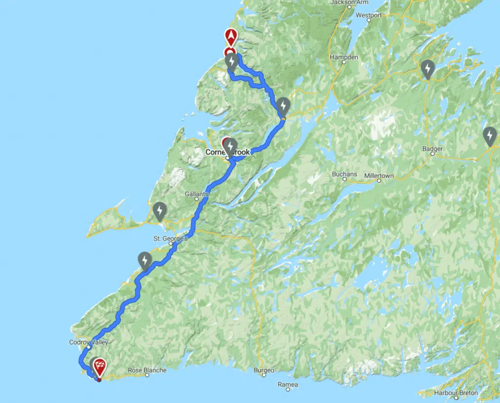 Halifax to Newfoundland Road Trip Itinerary and EV Plan