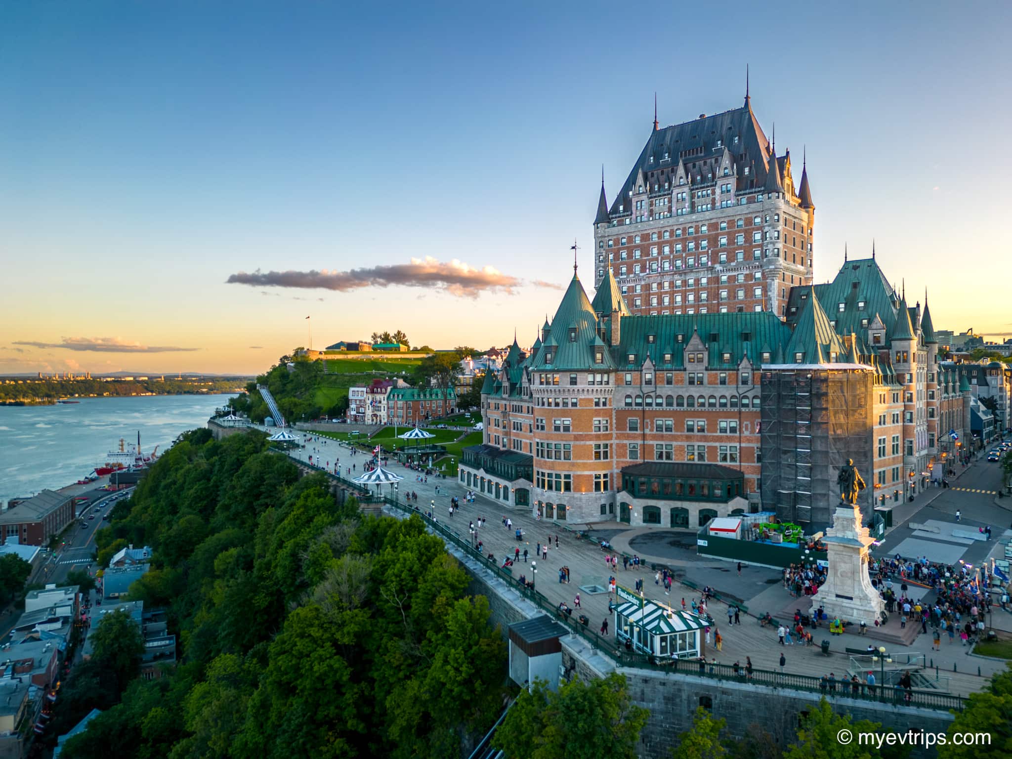 Cote Nord EV Road Trip Report - Quebec City to Baie-Comeau